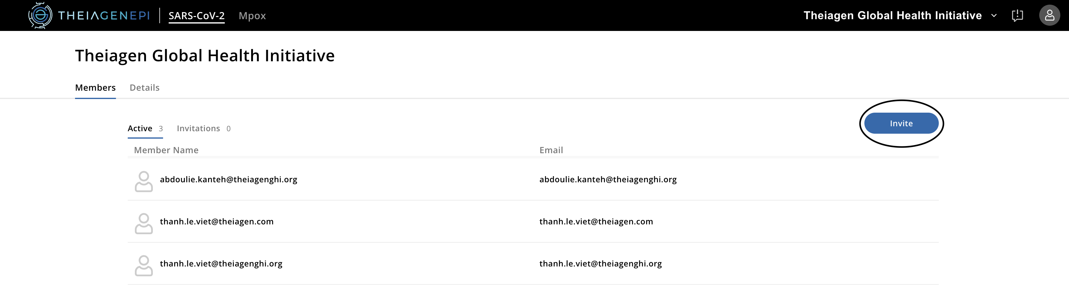 How do I invite additional users to my group? – TheiaGenEpi